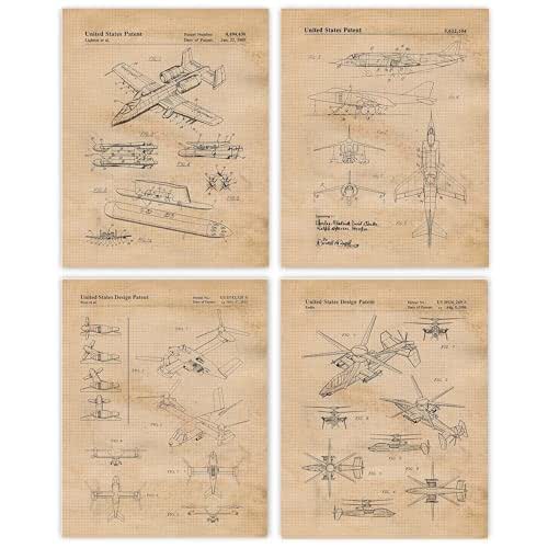 Amazon.com: Vintage A10, V22 Osprey, Harrier Jump Jet, Sikorsky ...