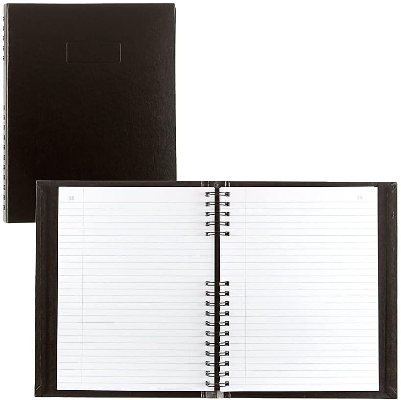 Blueline AccountPro Record Book 10.25x7.69-Inch 300 Pages, Black ...