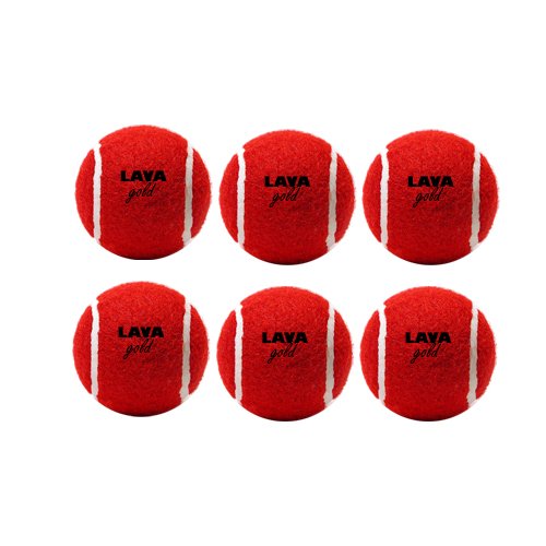 Lava Heavy Tennis Cricket Ball RED Colour by Sportz Center : Amazon.in ...