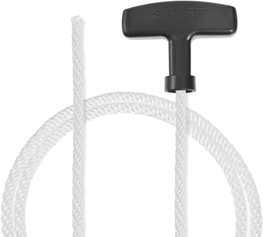 Amazon.com : uxcell Recoil Start Rope with Handle 5mm Dia 1.15m 3.7ft ...