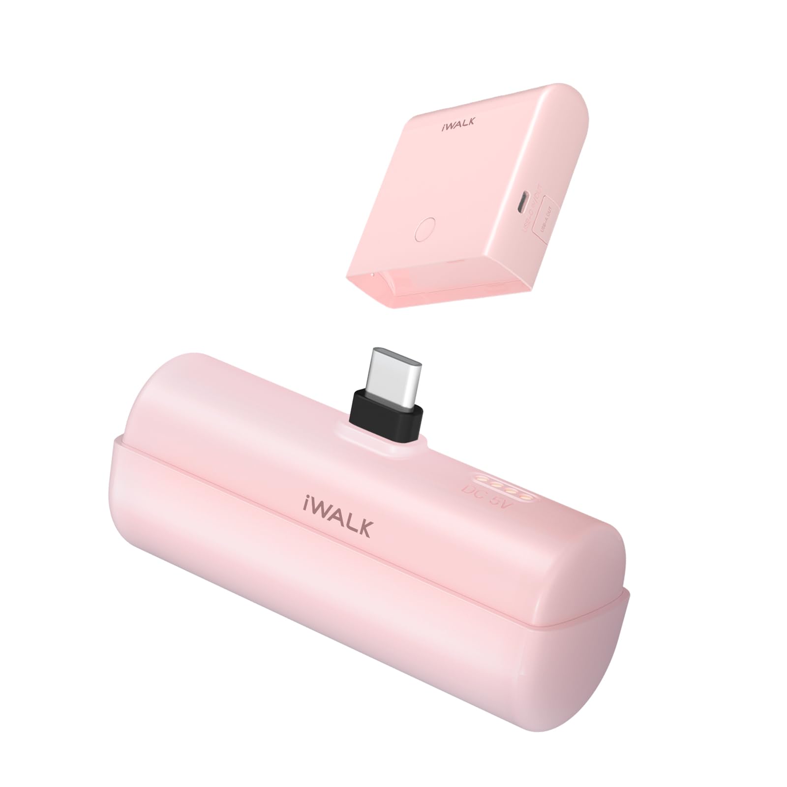 Amazon.com: iWALK Small Portable Charger 13500mAh, USB-C Power Bank with Charging Case Type C in ...