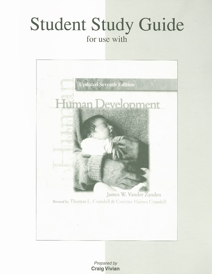 Amazon.com: Student Study Guide t/a Human Development Updated 7e ...