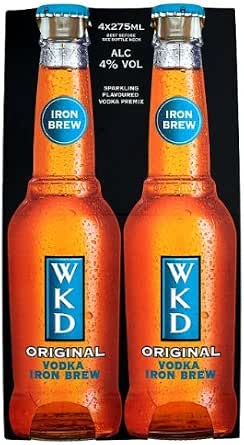 WKD Original Vodka Iron Brew (24 x 275ml) : Amazon.fr: Epicerie