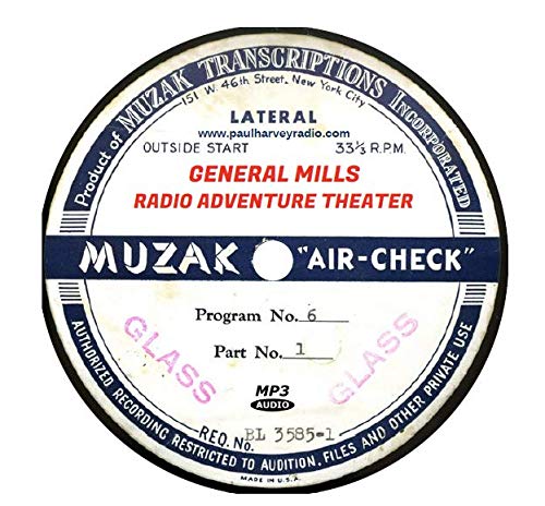 Amazon.com: General Mills Radio Adventure Theater Old Time Radio Mp3 Cd ...