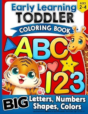 Amazon.com: My Big Fun Coloring Book for Toddlers to Learn the Animals ...