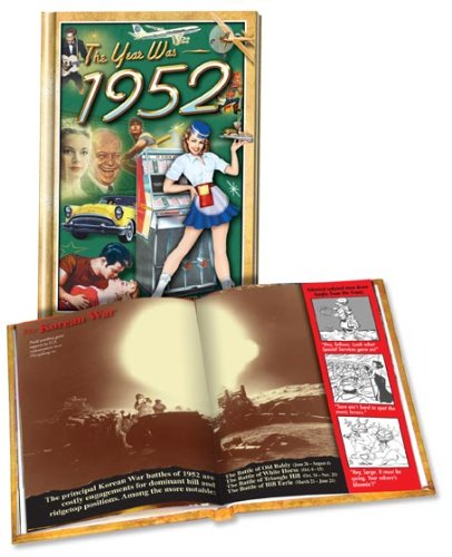 The Year Was 1952" Hardcover Mini Book: Nostalgic Anniversary Gift or ...