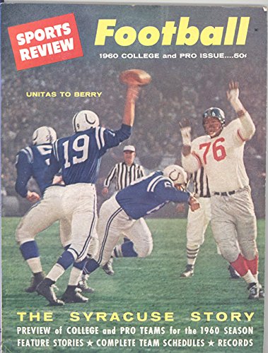 Sports Review Magazine September 1960 (Football - College and Pro Issue ...