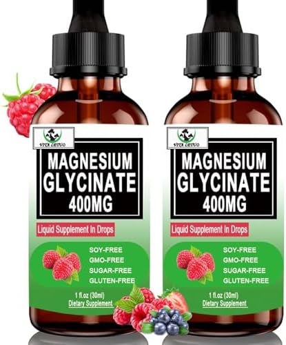 Amazon.com: Magnesium Glycinate Liquid Drops, Pure Magnesium Glycinate ...