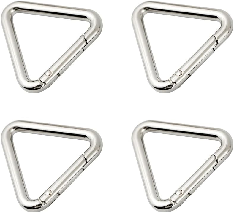 Amazon.com: Triangle Key Ring, Spring Snap Clip Hook Trigger Keychain ...