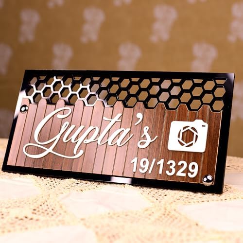THE HOUSE TAG customised Waterproof name plate for home Entrance ...