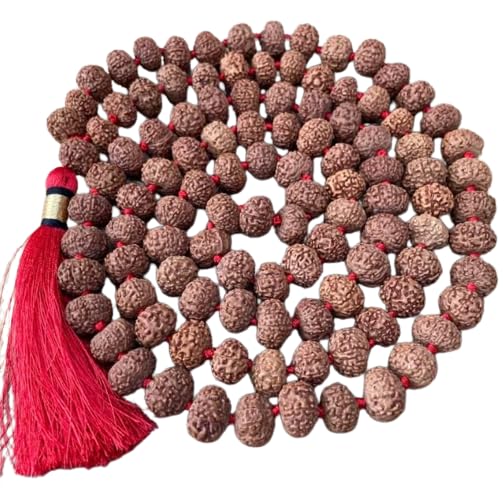Buy Gemstone Industry Best Nepali Rudraksha Mala Religious 5 Mukhi ...