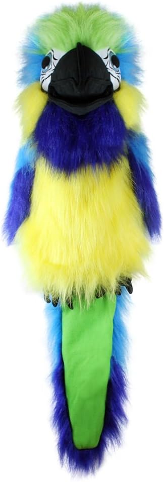Amazon.com: The Puppet Company Large Birds Blue & Gold Macaw Hand ...