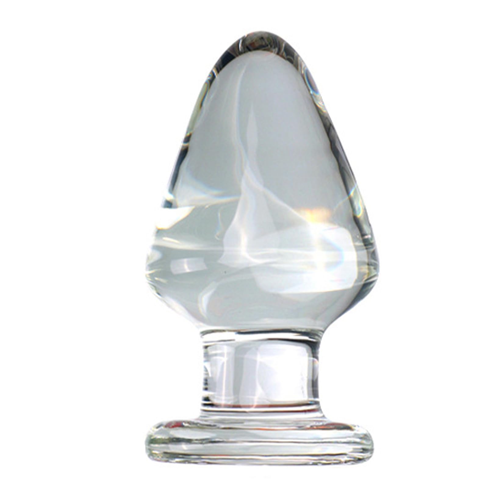 Amazon.com: Large Glass Butt Plug Crystal Anal Plug,Clear Mushroom Anal ...