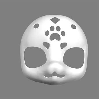 Amazon.com: DIY Fursuit Head Base Mask Kit, Shiba Dog Therian Mask ...