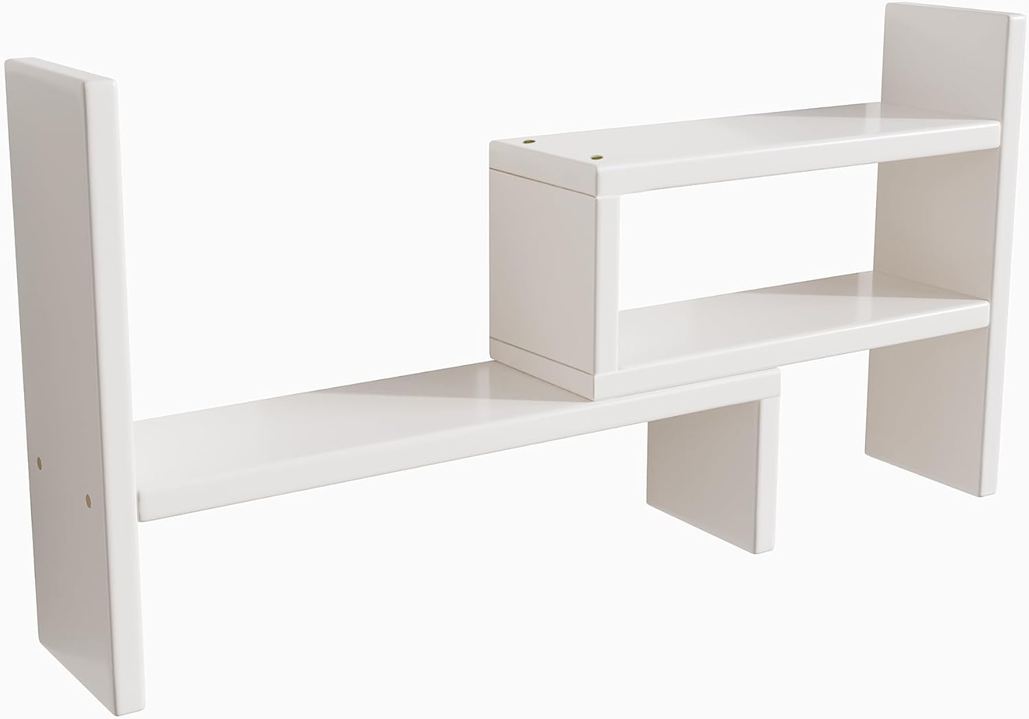 Desktop Shelf Desk Hutch Desktop Shelves Cubicle Shelf Adjustable ...