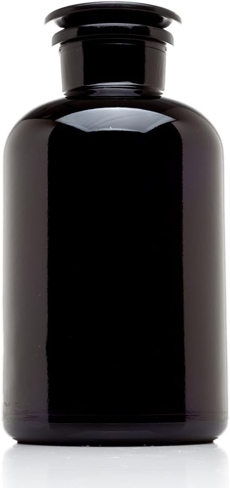 Amazon.com: Infinity Jars 2L (68 Fl oz) Round jar Black Ultraviolet ...