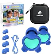 Kids Ear Plugs (6-12 yrs) -Reusable Noise Sensitivity Earplugs for ...