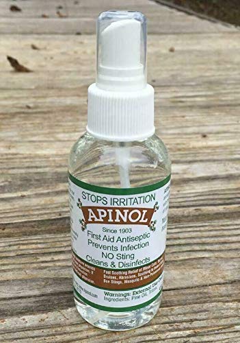 Amazon.com : Apinol First Aid Antiseptic Pine Oil - 4 Ounces : Health ...