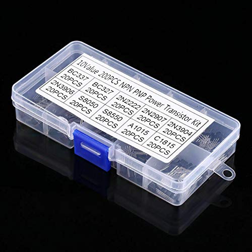 Power Transistors Box NPN PNP Assortment BC337 Electronic Professionals ...