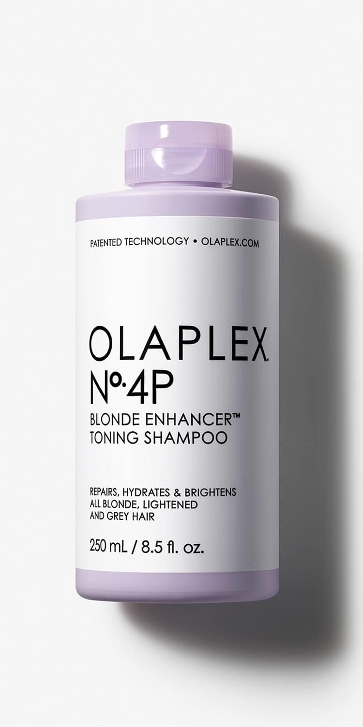 OLAPLEX No. 4P Blonde Enhancer Toning Shampoo, 250 ml (Pack of 1 ...