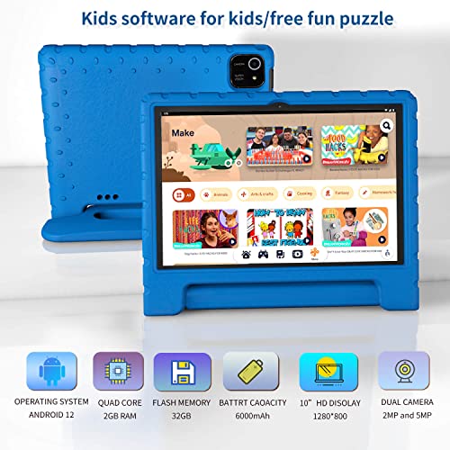 Snapklik.com : JREN Kids Tablet, 10 Inch Tablet For Kids,Child,Girls ...