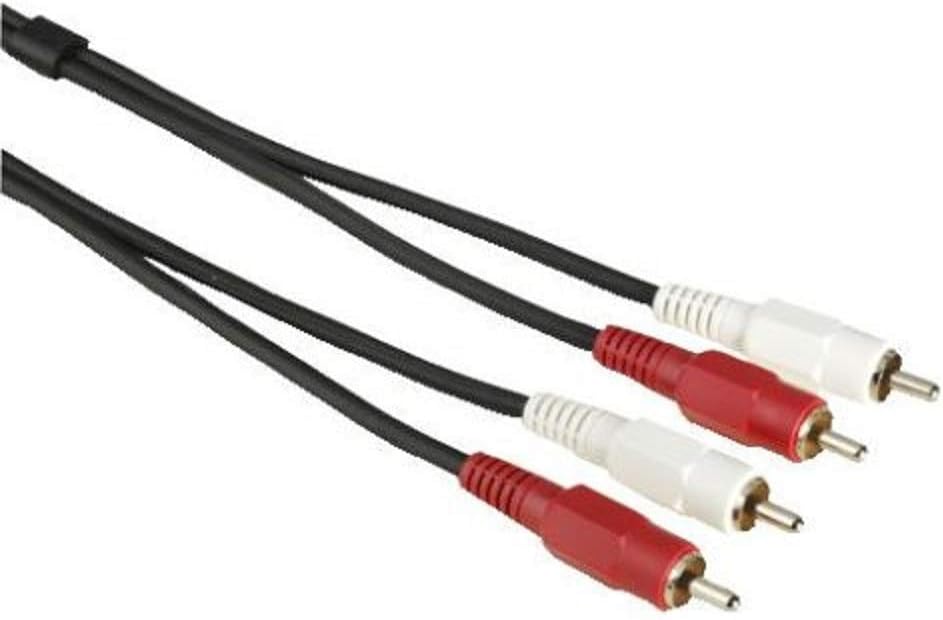 Hama Cable de audio (2 conectores RCA, 2 conectores RCA, 10 m) : Amazon ...