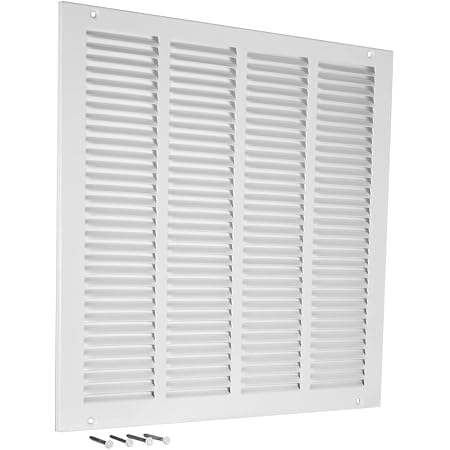 EZ-FLO 61631, White Return Air Filter Grille, 16 inch (W) x 20 inch (H ...