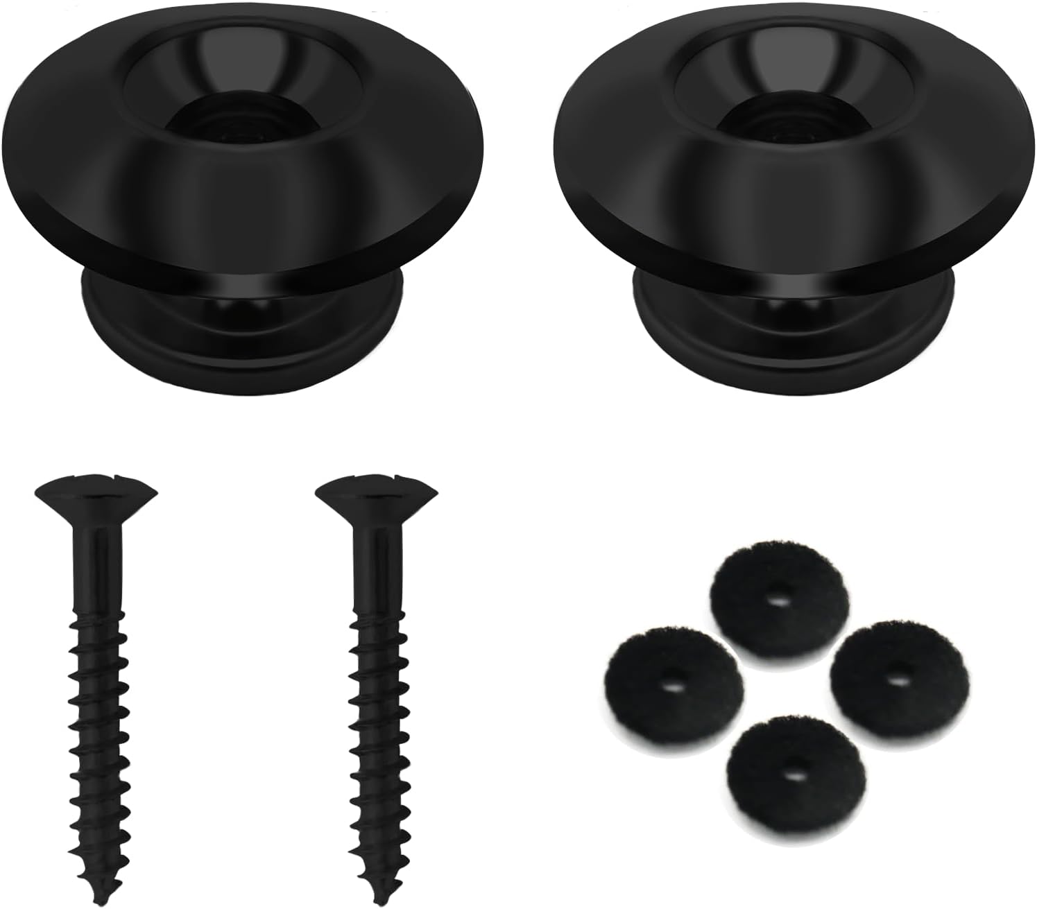 Amazon.com: Hordion 2 PCS Guitar Strap Button Strap Locks, Ukulele ...