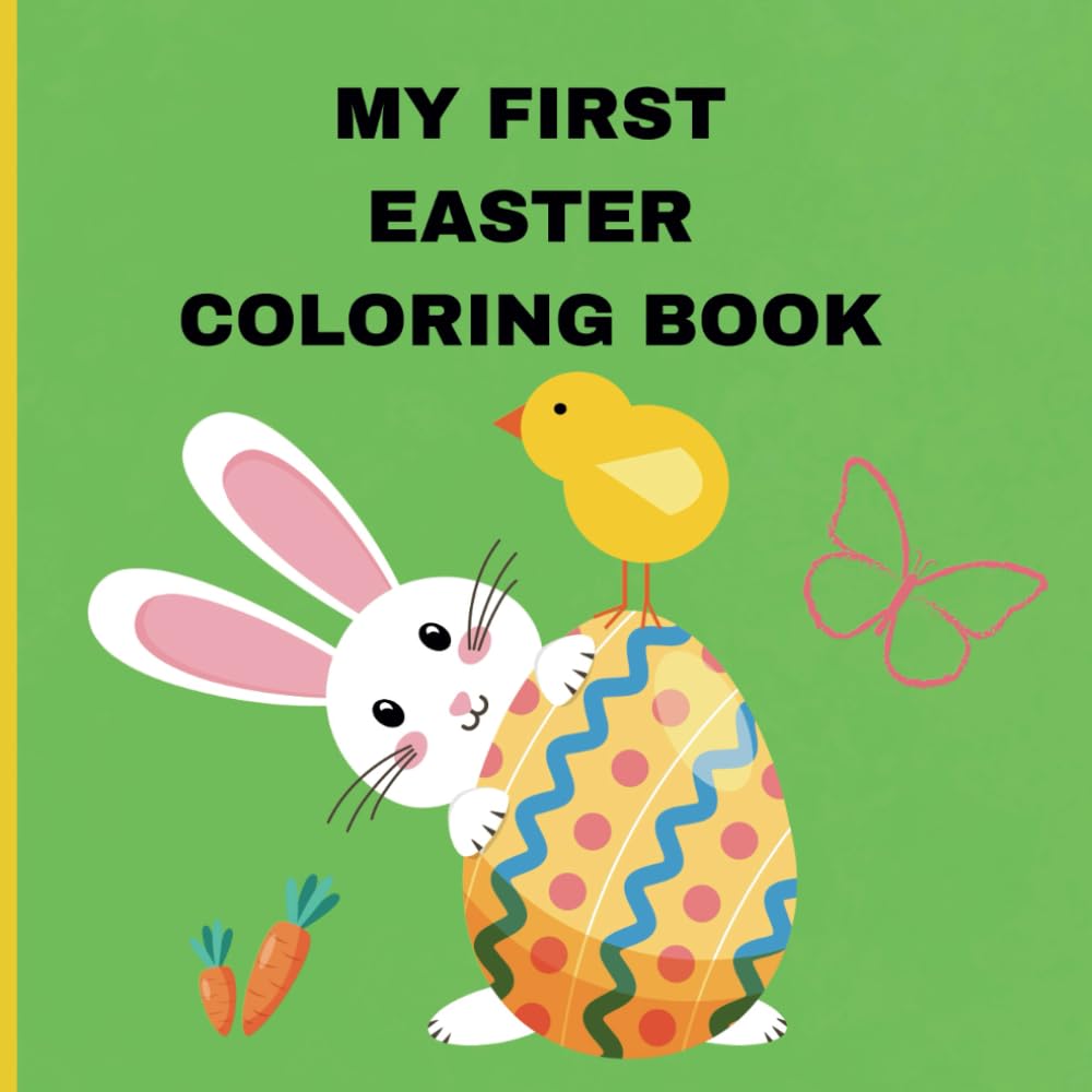 Amazon.com: Cute Easter Coloring Book for Toddlers: Coloring pages with ...