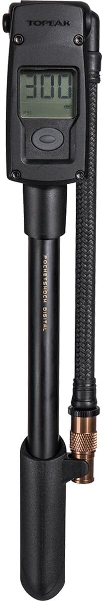 Amazon.com : Topeak PocketShock Digital Shock Pump with 300 PSI Digital ...