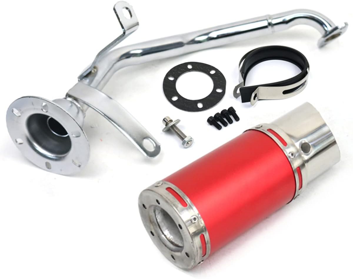 Amazon.com: XWEEM High Performance GY6 150cc Muffler Exhaust Pipe kit ...