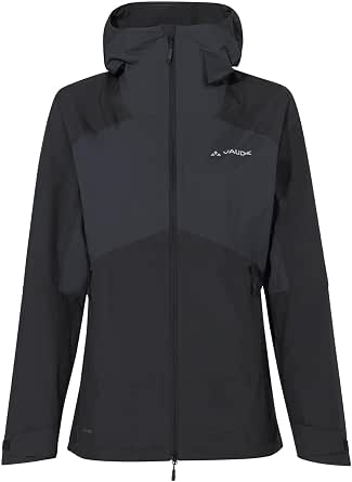 VAUDE Women's Simony 2,5L Jacket V, Leichte Damen Regenjacke, black, 34 ...