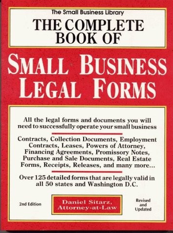 Amazon.com: The Complete Book of Small Business Legal Forms ...