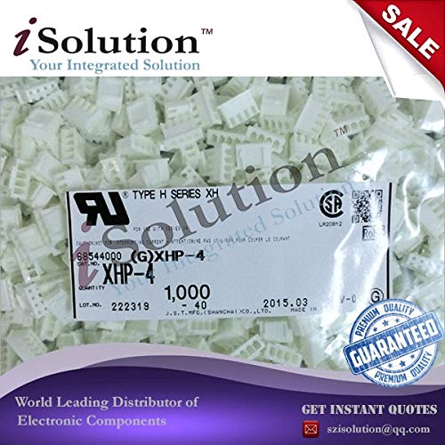 Gimax XHP-4 4 Position Rectangular Housing Connector Receptacle Natural ...