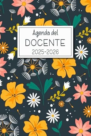 Agenda del Docente 2025-2026: Organizzatore Professore Settimanale ...