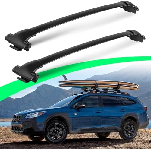 260LBS Roof Racks for Subaru Outback Wilderness 2022-2025, Metal Clamp ...