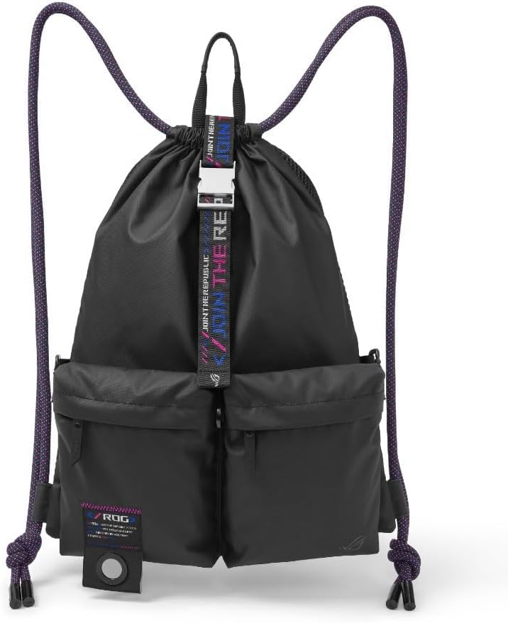 Amazon.com: ASUS ROG Slash BD3700 Multi-use Drawstring Bag with Zinc ...