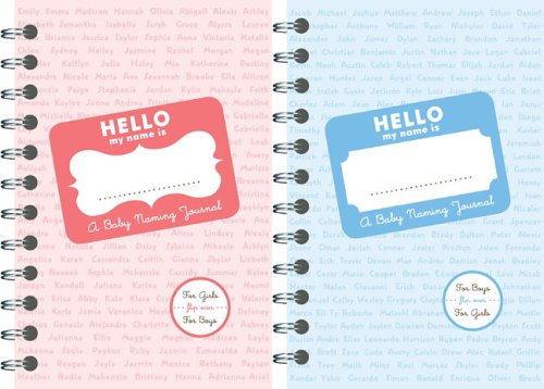 Amazon.com: Hello My Name Is. . .: A Baby-Naming Journal (It's Baby ...
