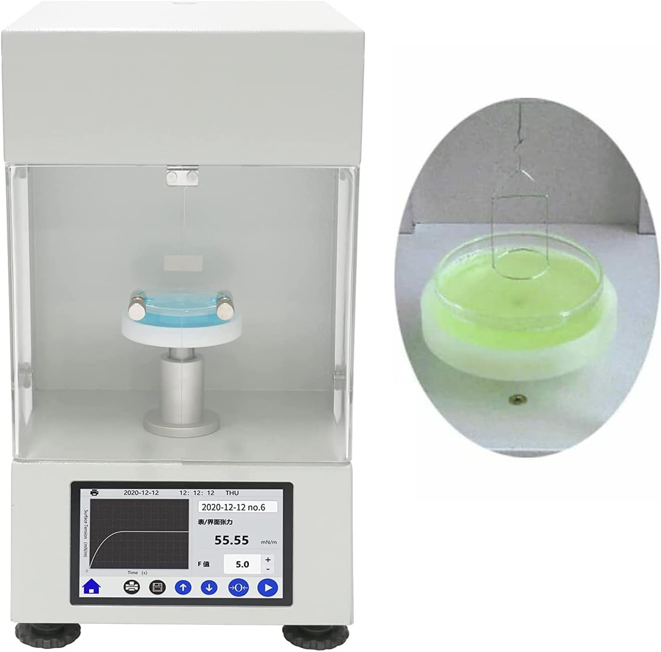 Amazon.com: VTSYIQI Touch Screen Interfacial Surface Tensiometer ...