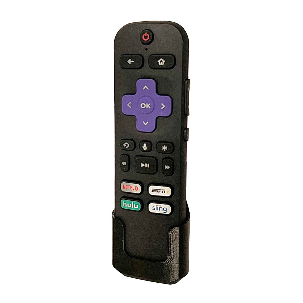 Amazon.com: Wall Holder Mount for ROKU Remote (3D Printed in the USA ...