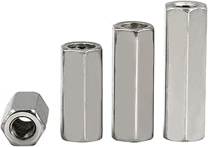 Amazon.co.jp: 5pcs M3/M4 Length 5-25mm 304 Stainless Steel Hex ...