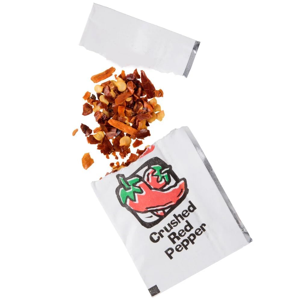 Amazon.com : 100 Count Crushed Red Pepper Packets (1g) by BEN & JANE ...