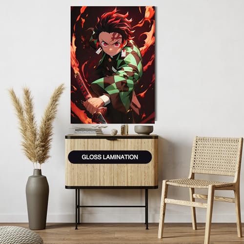 Tanjiro Kamado Poster | Demon Slayer Anime - kimetsu no yaiba ...