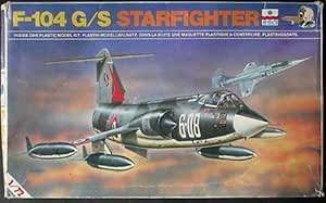Amazon.com: F-104 G/S Starfighter by ESCI 1:72 Scale : Arts, Crafts & Sewing