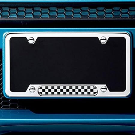 Amazon.com: Mini Cooper 82120306810 Polished License Plate Frame "UNION ...