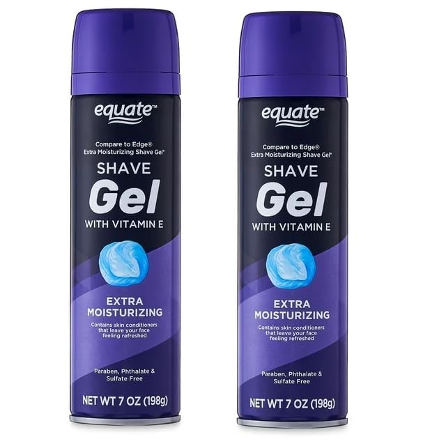 Amazon.com: Equate Shave Gel with Vitamin E, Extra Moisturizing, 7 oz ...