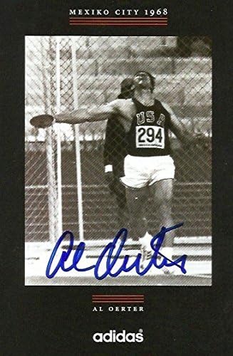 Amazon.com: Al Oerter (+) DISCUS THROW autograph, signed card : Sports ...