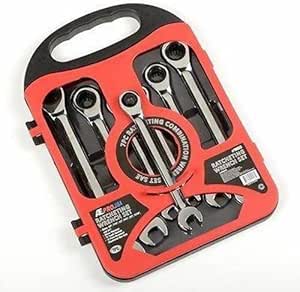 ARC-POWER For 7 Piece Fine SAE Ratchet Wrench Tool Set - Amazon.com