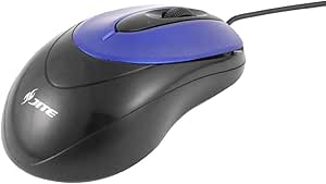 Amazon.com: Qtqgoitem Black USB Optical Gaming Mouse Red LED Wired for ...