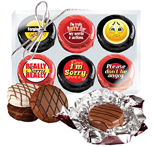 Amazon.com : I'm Sorry- COOKIE TALK Chocolate Covered Cream Filled ...